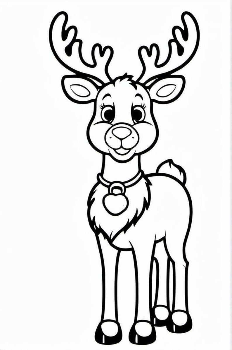 100+ Retro Christmas Coloring Pages, Cute Fun for Kids + Adults ...
