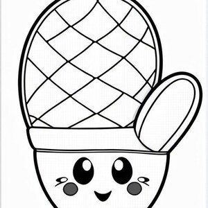 100+ Kawaii Christmas Coloring Pages, Cute Fun for Kids + Adults ...