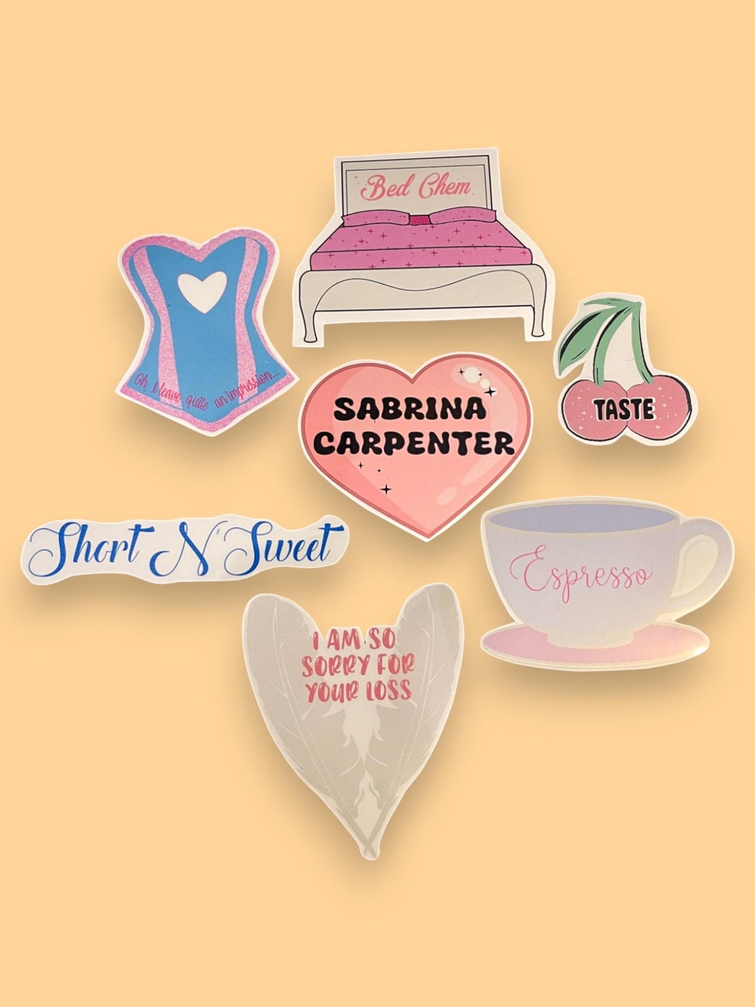 Sabrina Carpenter Stickers Stickers for Laptop, Kindle, Ipad, Notebooks ...