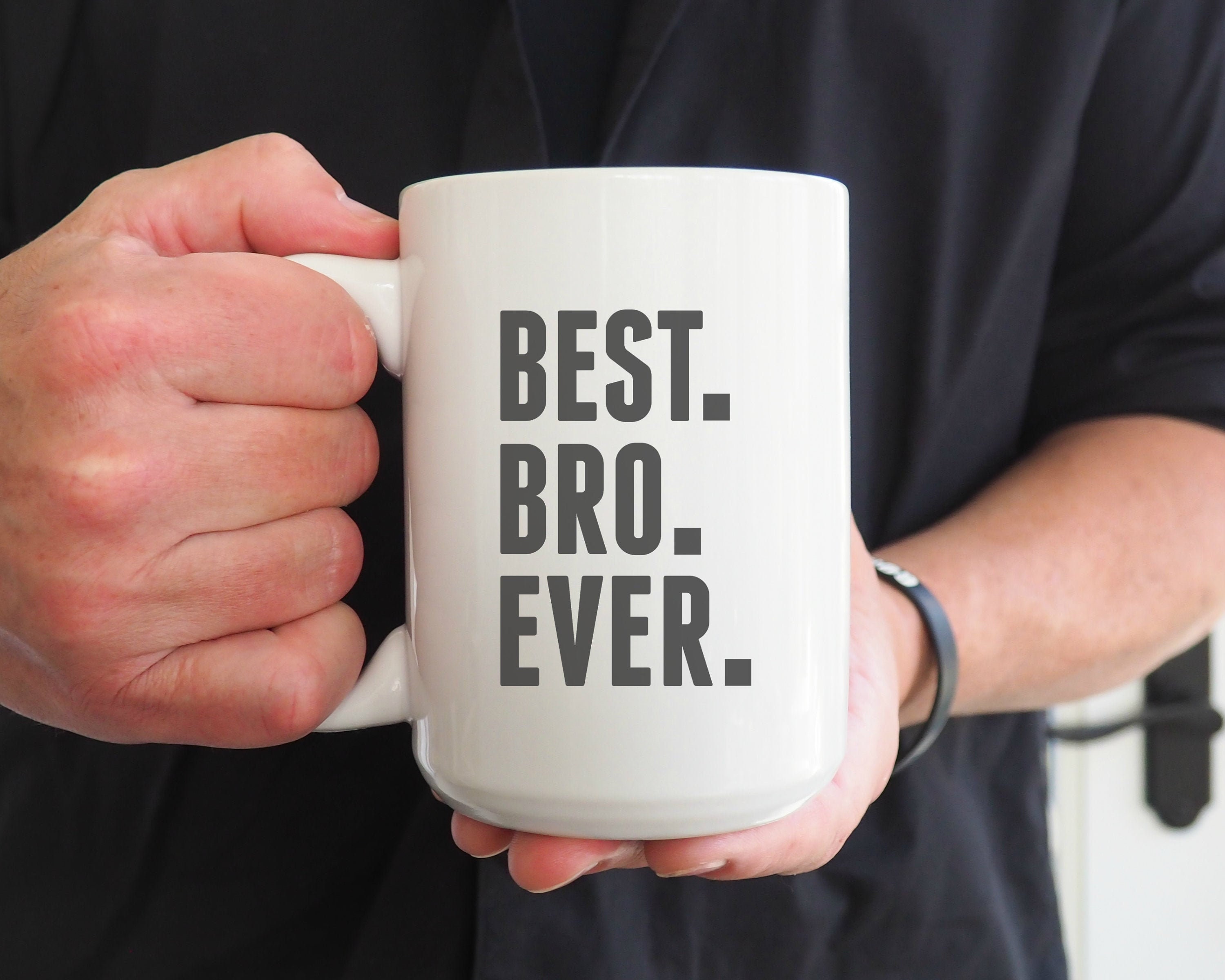 Best Bro Ever Coffee Mug Personalized Mug Brother Gift | Etsy