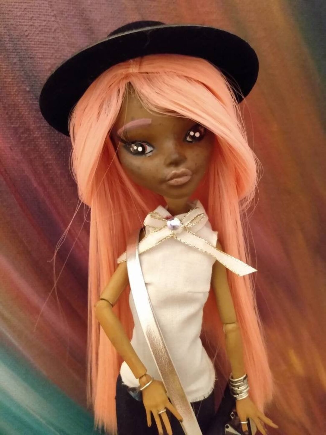 One of a Kind Art Doll - "audra" - Ball Jointed Doll Repaint Faceup ...