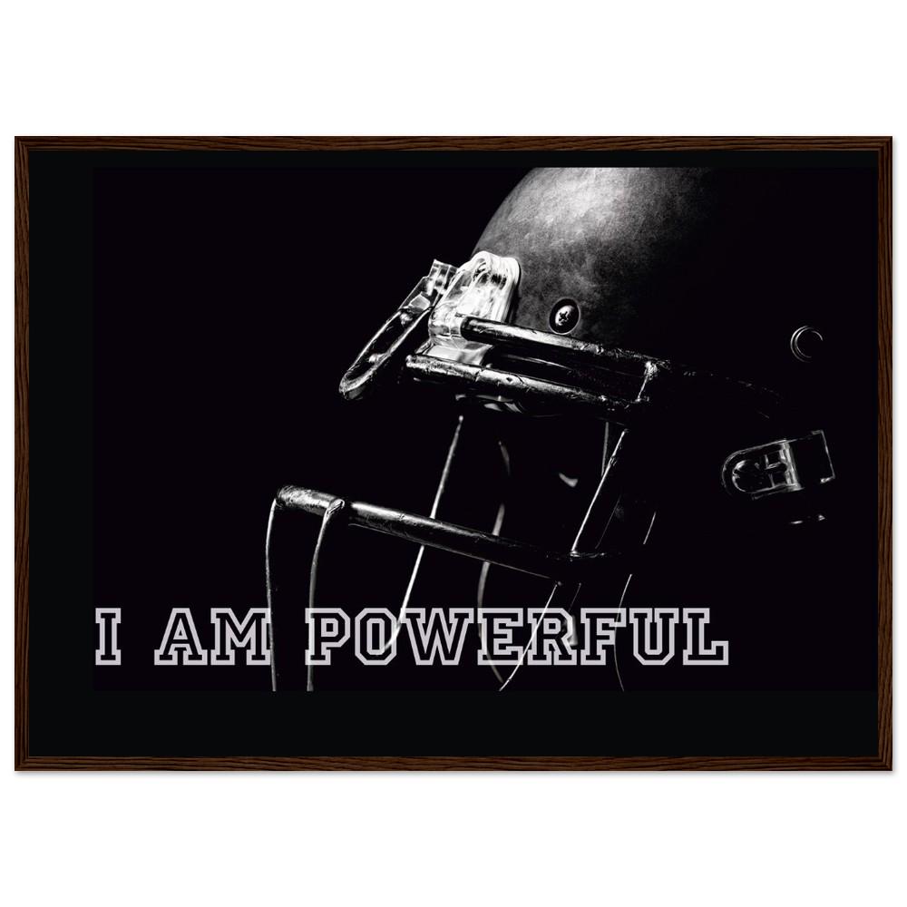 Sports Affirmations, Football Wall Art, Inspirational Wall Art, Sports ...
