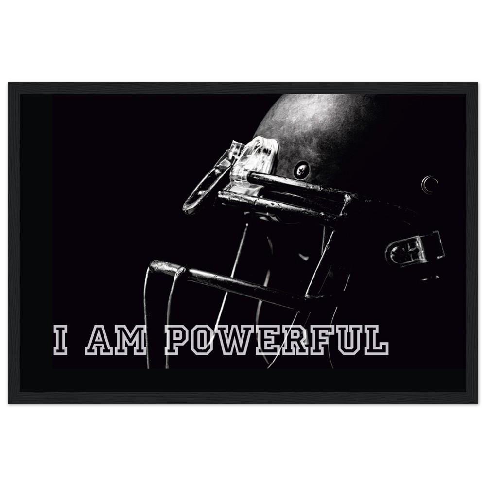 Sports Affirmations, Football Wall Art, Inspirational Wall Art, Sports ...