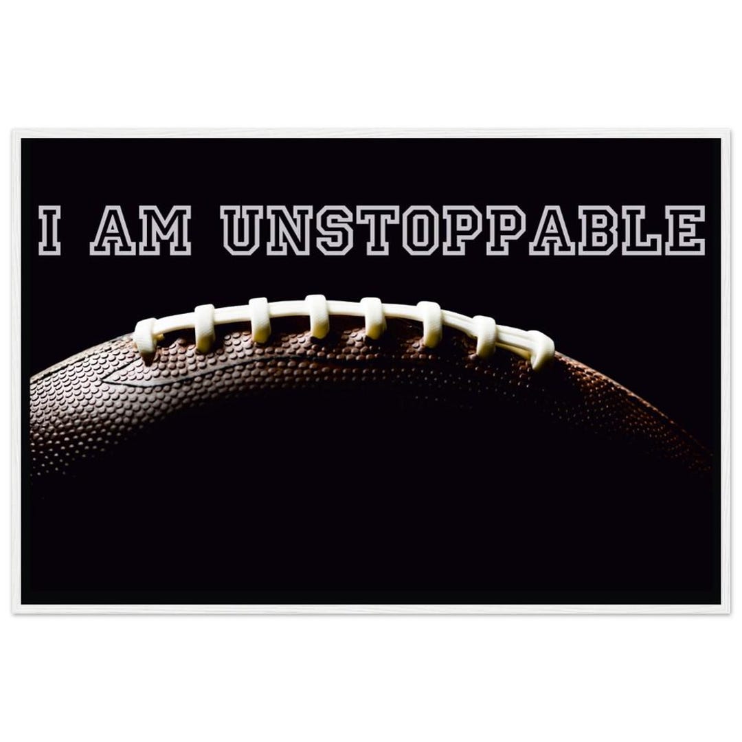 Sports Affirmations, Football Wall Art, Inspirational Wall Art, Sports ...