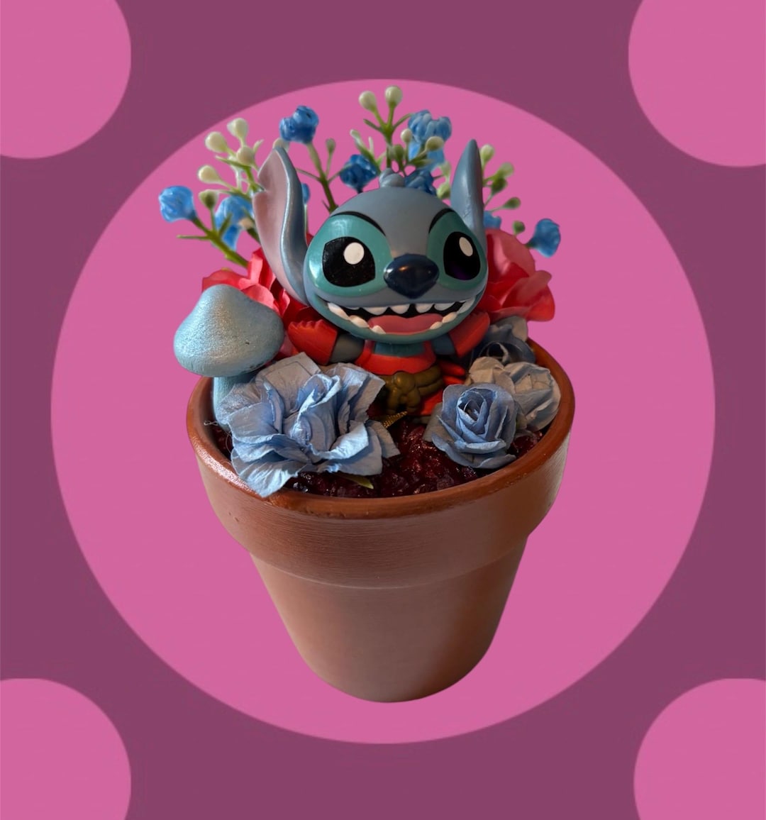 Disney Stitch Flower Pots - Etsy