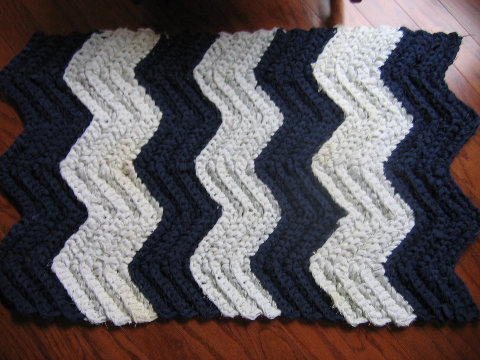 Chevron Rag Crochet Rug Pattern - Etsy