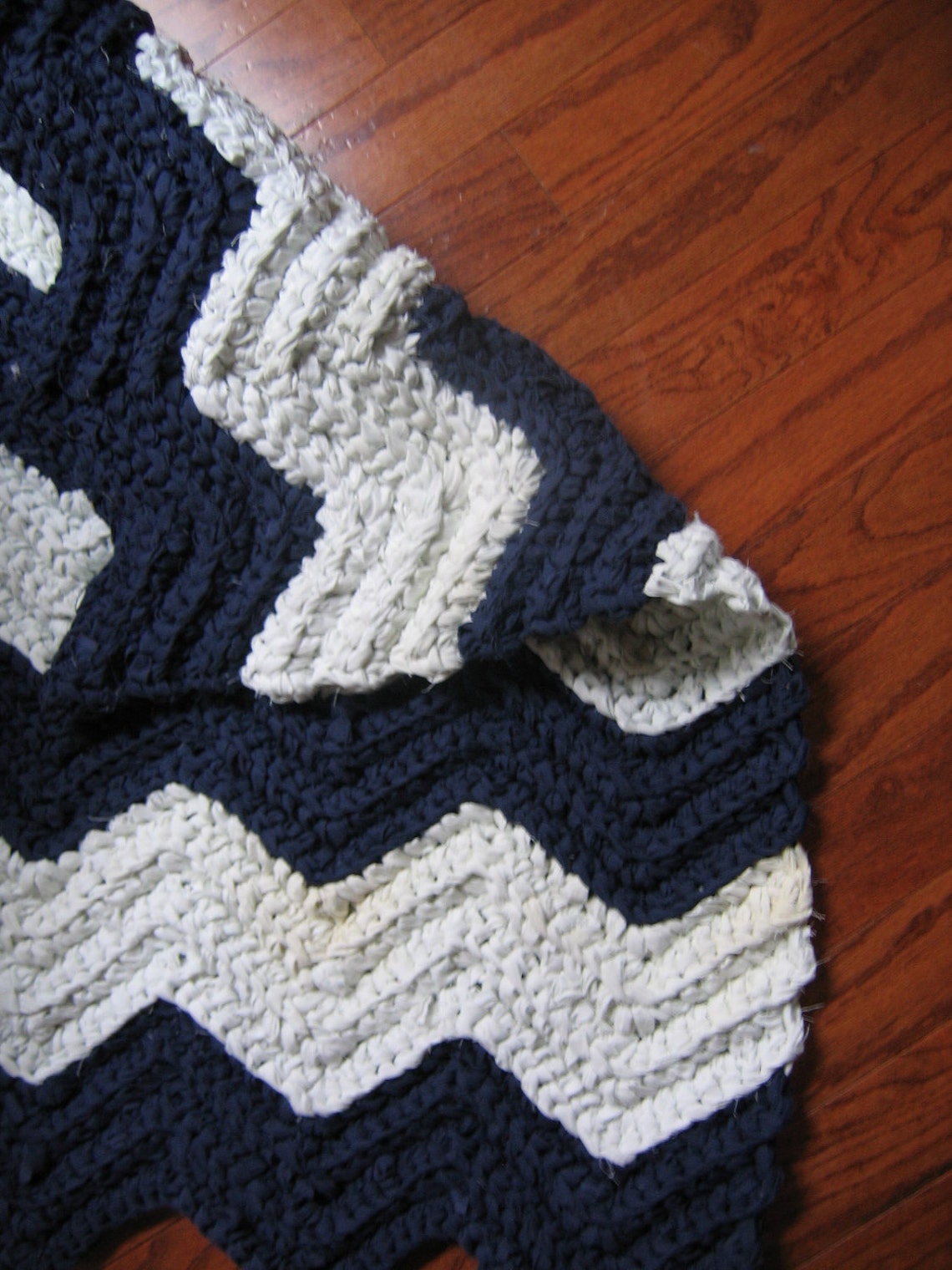 Chevron Rag Crochet Rug Pattern - Etsy