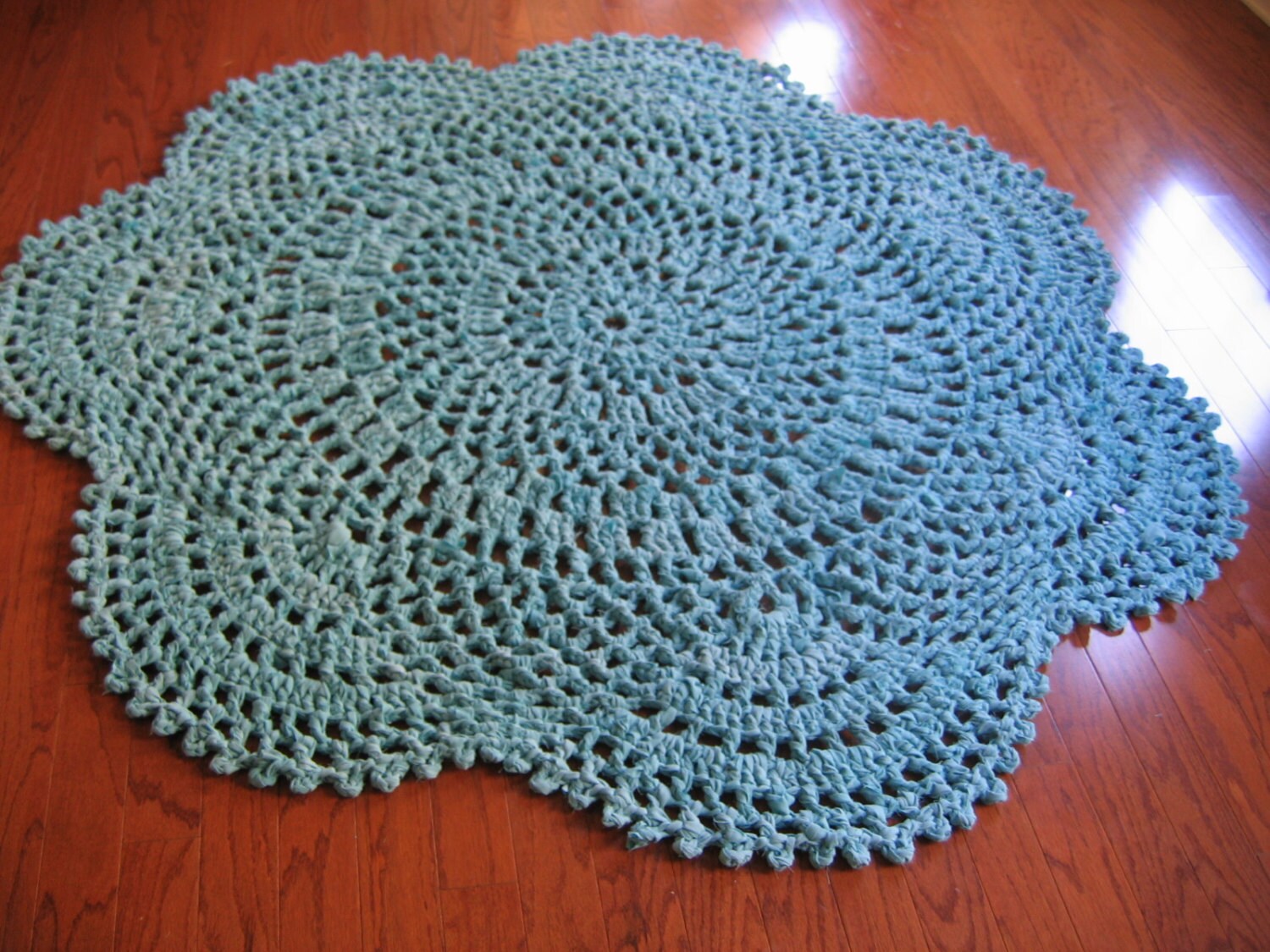 Large Rag Crochet Doily Rug Pattern-daydreams - Etsy