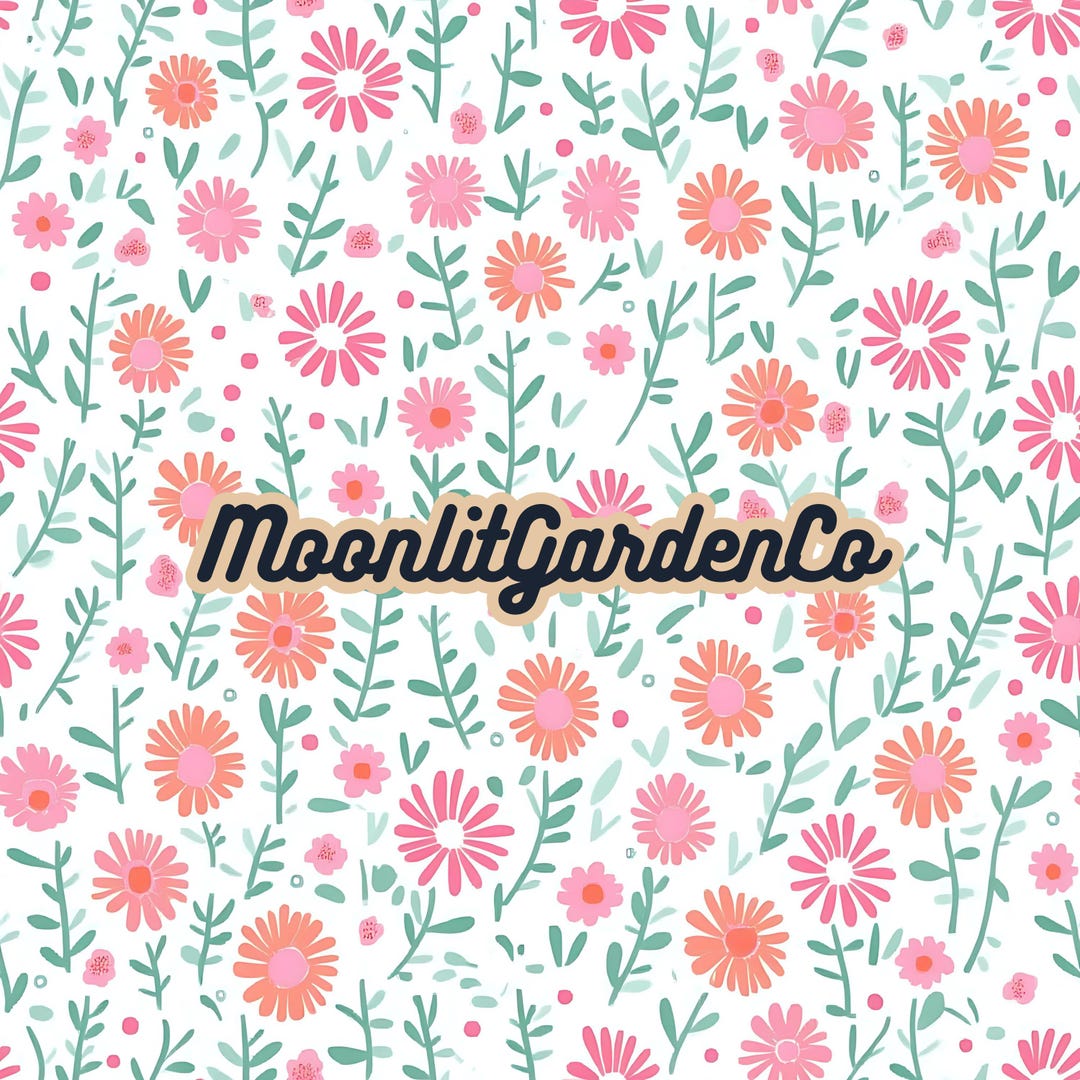 Pink Daisy Floral Seamless Pattern for Crafts & Fabric Whimsical Daisy ...