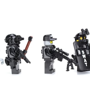 Custom SWAT Team Police Officer Tactical Unit Made W/ Real LEGO ...
