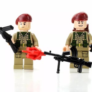 Battle Brick British SAS 2 WW2 Special Armed Services Soldiers Made ...