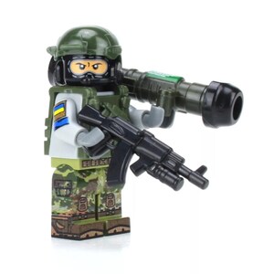 Battle Brick Ukrainian Anti-tank Soldier Made With Real LEGO ...