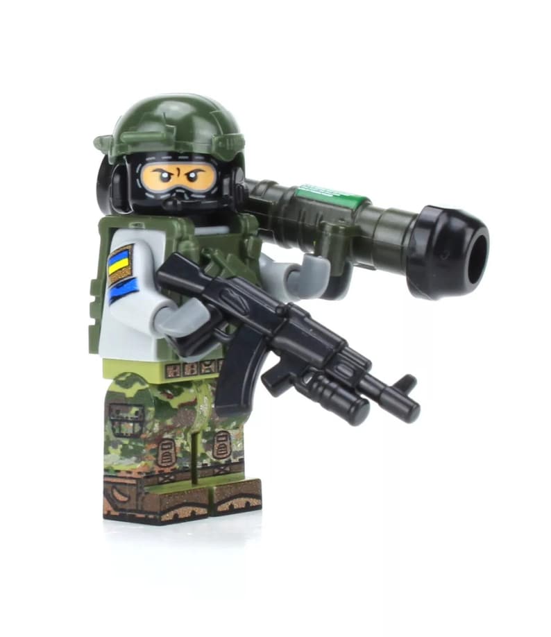 Battle Brick Ukrainian Anti-tank Soldier Made With Real LEGO ...