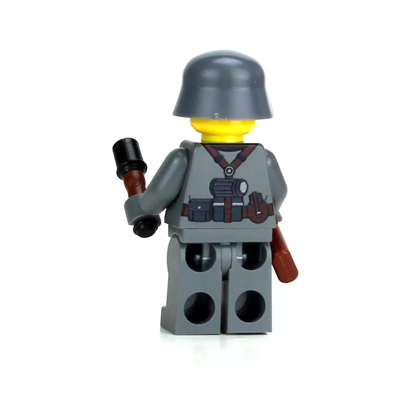 Battle Brick Axis Enemy WW2 Rifleman Soldier WW2 Minifigure Made W ...