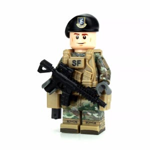 Battle Brick Air Force Security Forces Airman Minifigure Made With Real ...