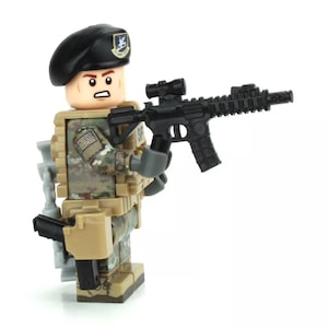 Battle Brick Air Force Security Forces Airman Minifigure Made With Real ...