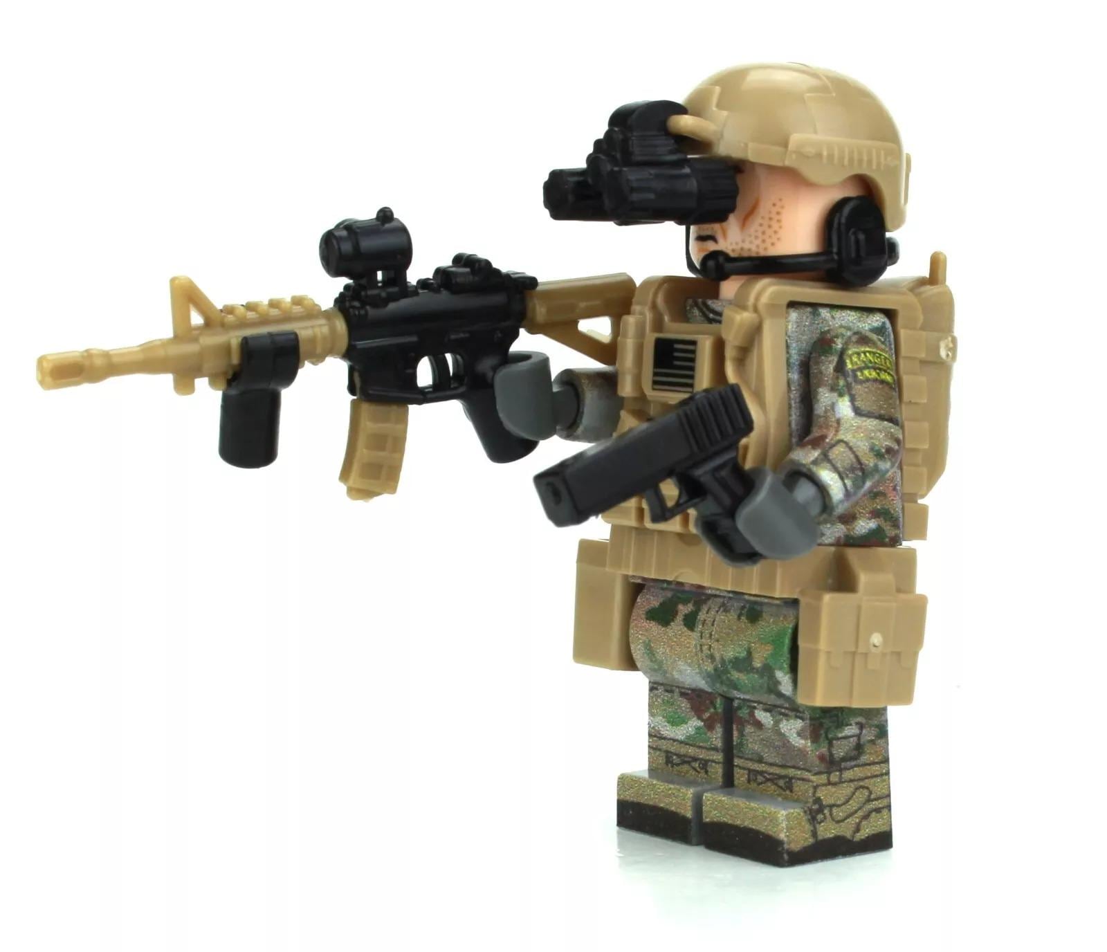 Battle Brick US Army Ranger OCP Soldier Minifigure Made With Real LEGO ...