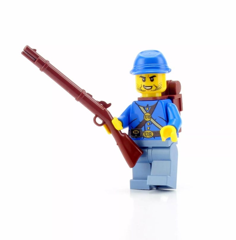 Battle Brick Union Army Soldier Civil War Made With Real LEGO ...