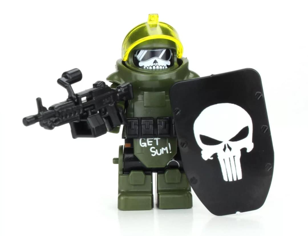 Battle Brick Juggernaut Army Assault Minifigure Made With Real LEGO ...