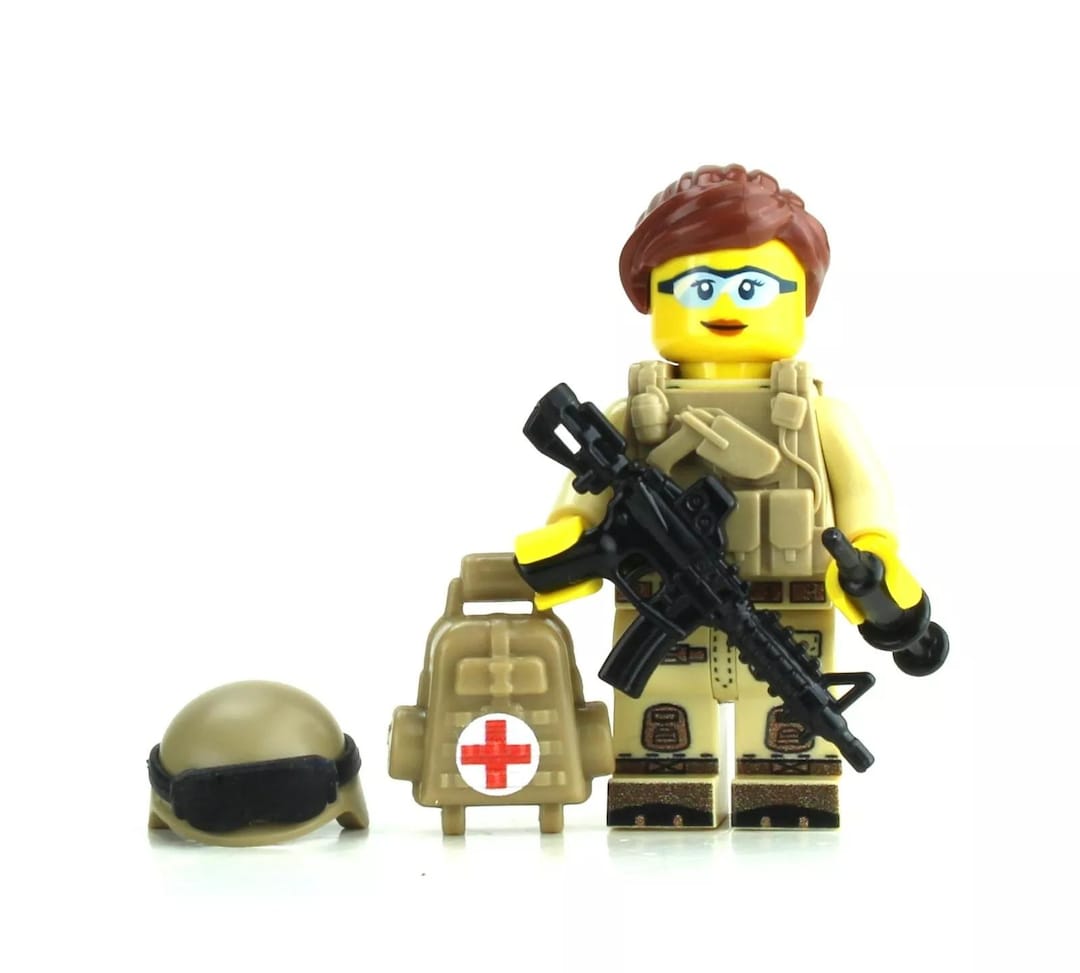 Women of Valor Combat Medic Custom Minifigure Made With Real LEGO ...
