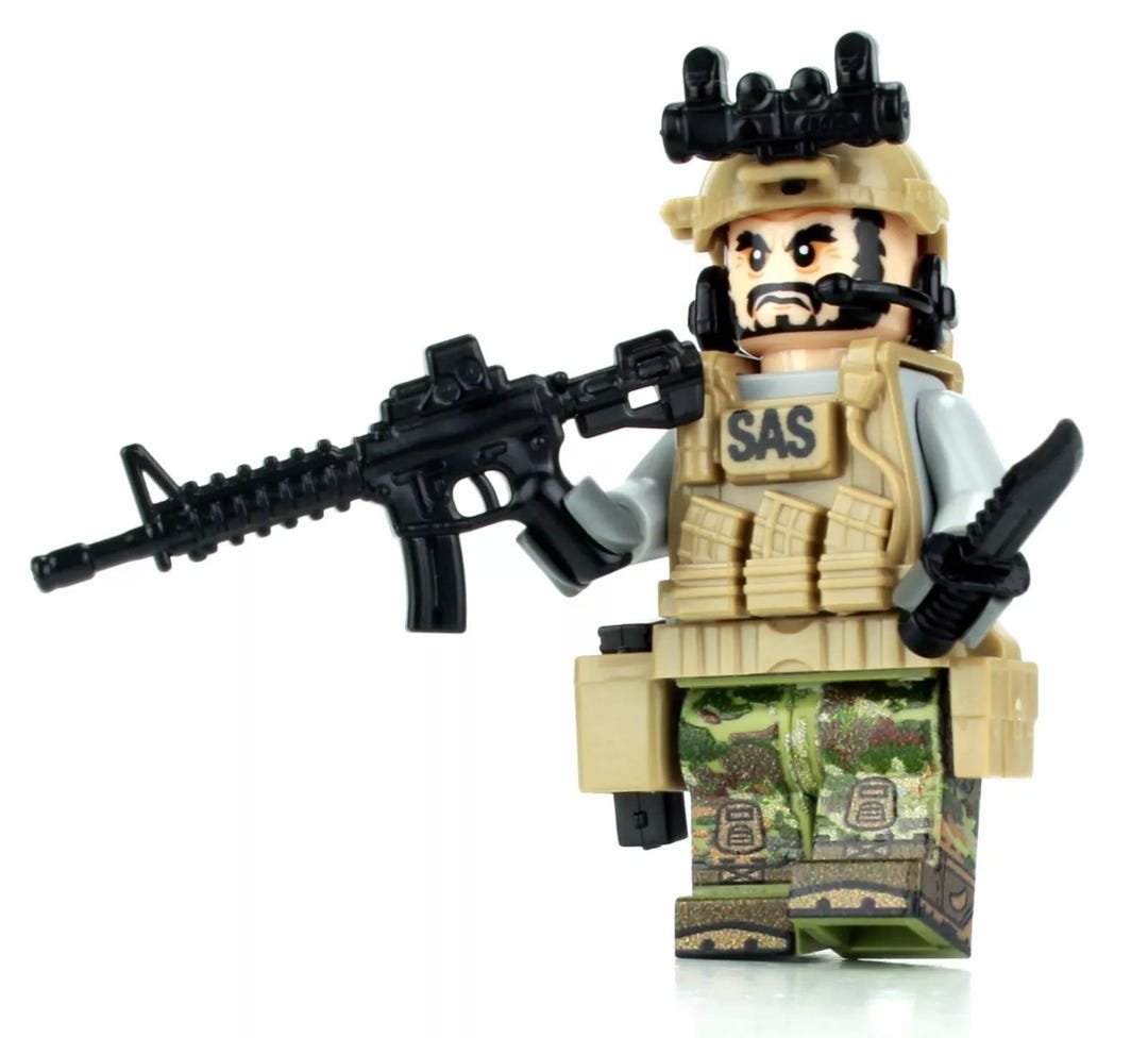 Battle Brick Modern British SAS Commando Made With Real LEGO ...