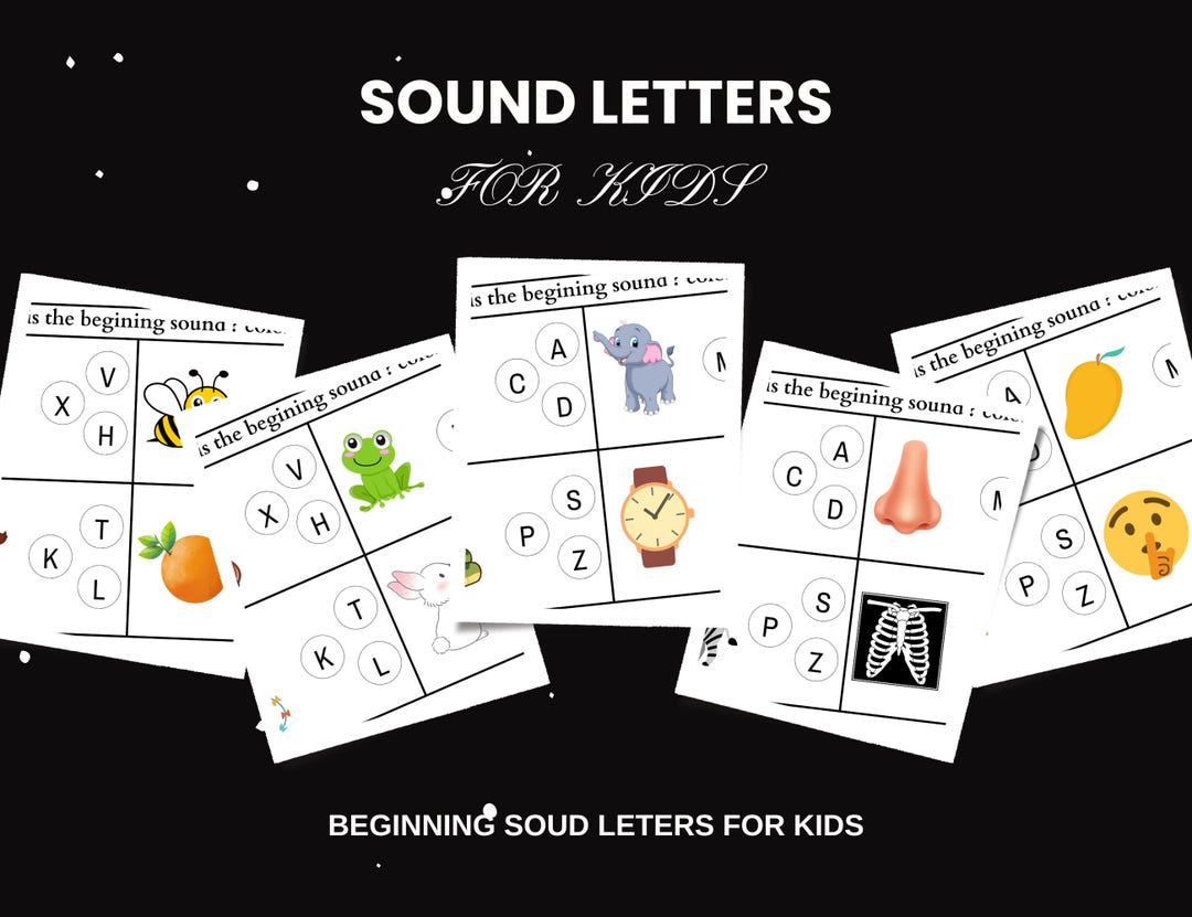 Letter Sound Matching , Beginning Sounds With Real Objects, Real World ...