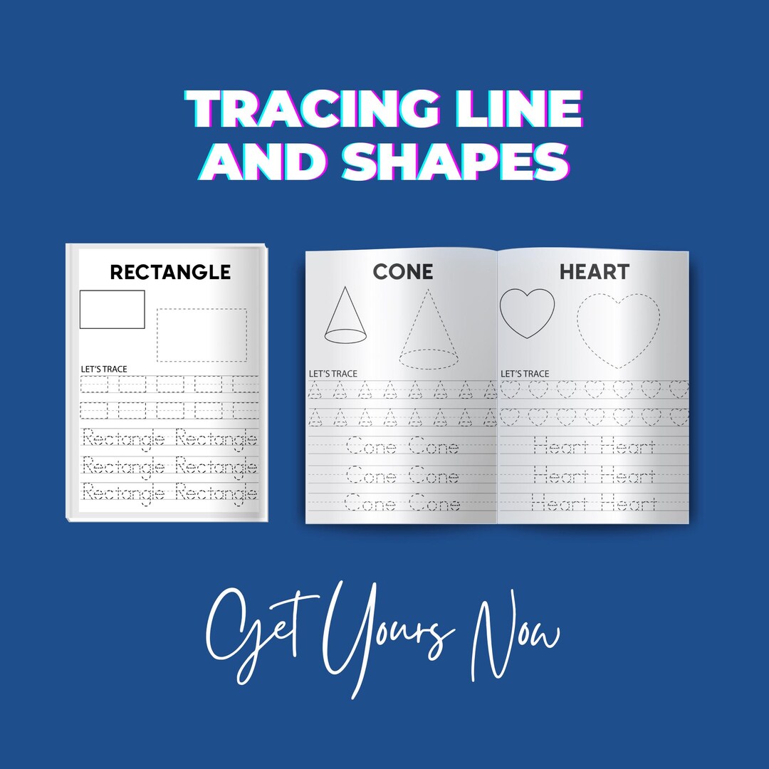 Preschool Shape & Line Tracing Worksheets: Fine Motor Skills (PDF ...