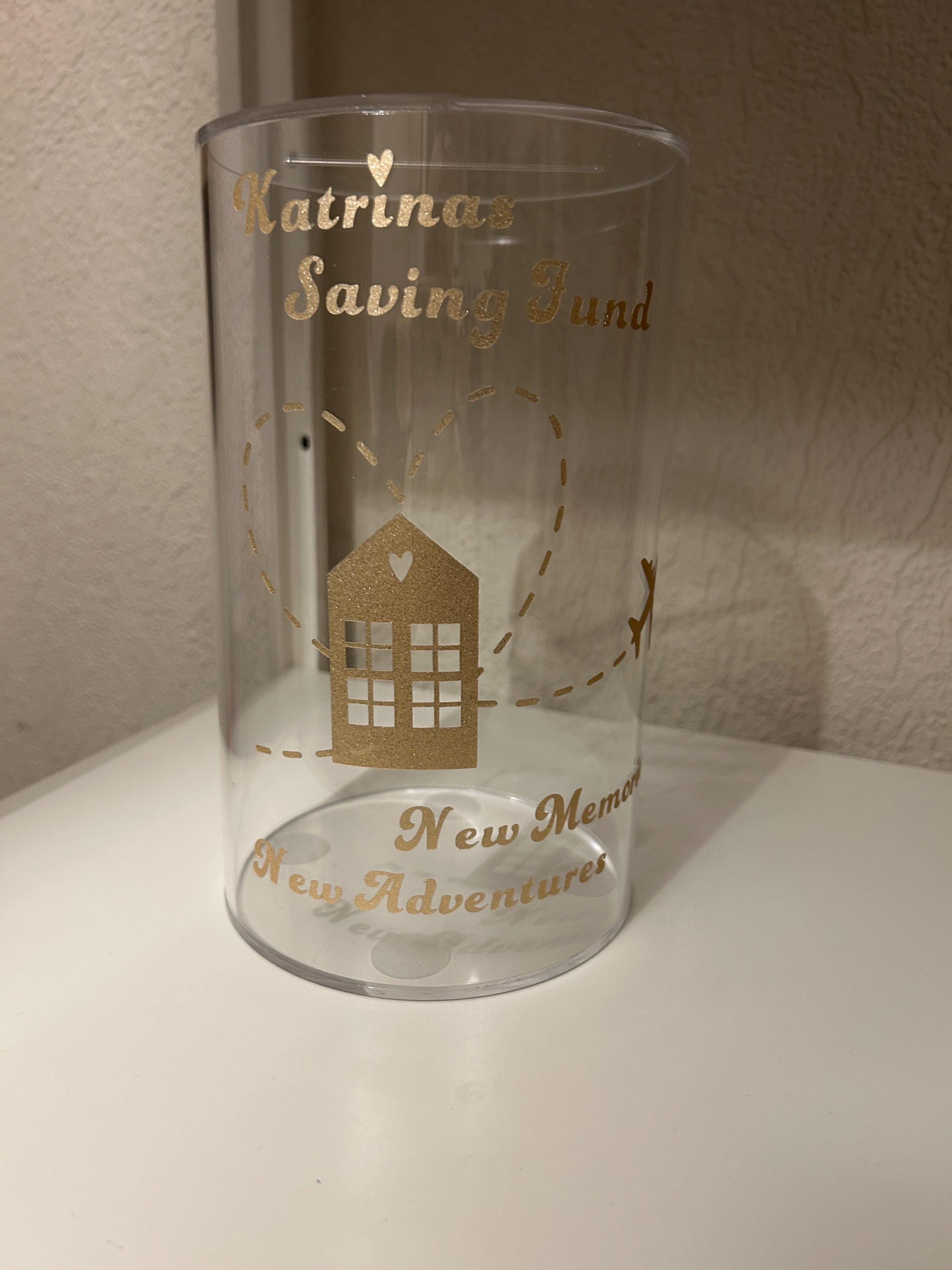 Perspex Savings Tub - Etsy UK