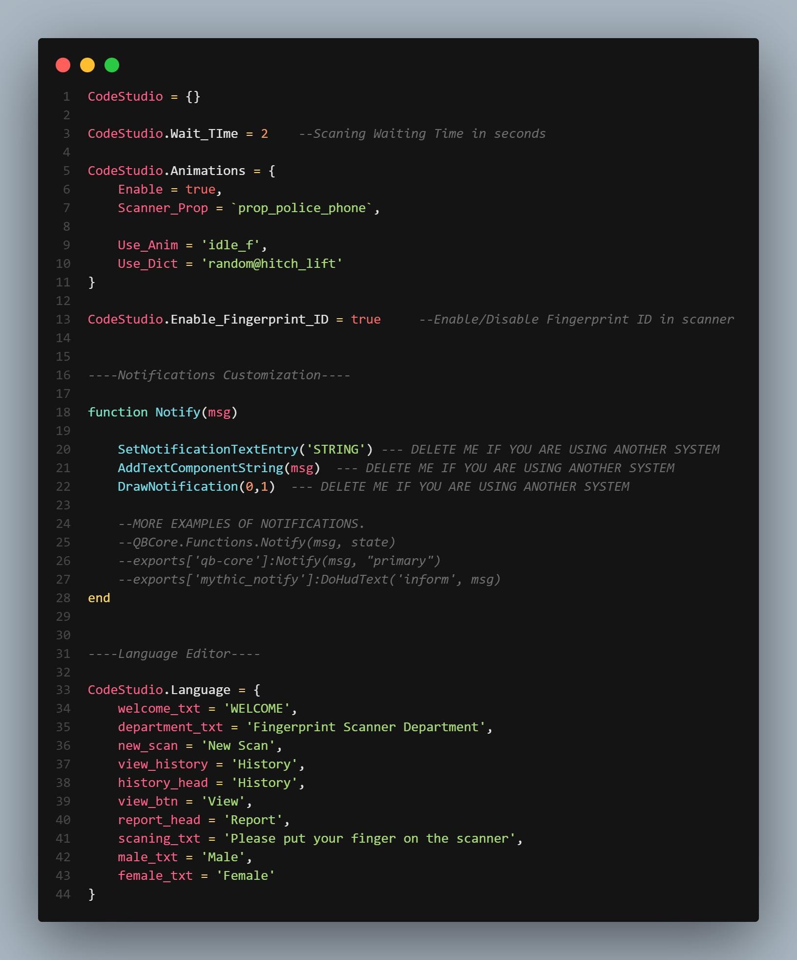 Fingerprint Scanner for Fivem - Etsy