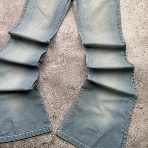 Vintage Super Flare Jeans - Etsy