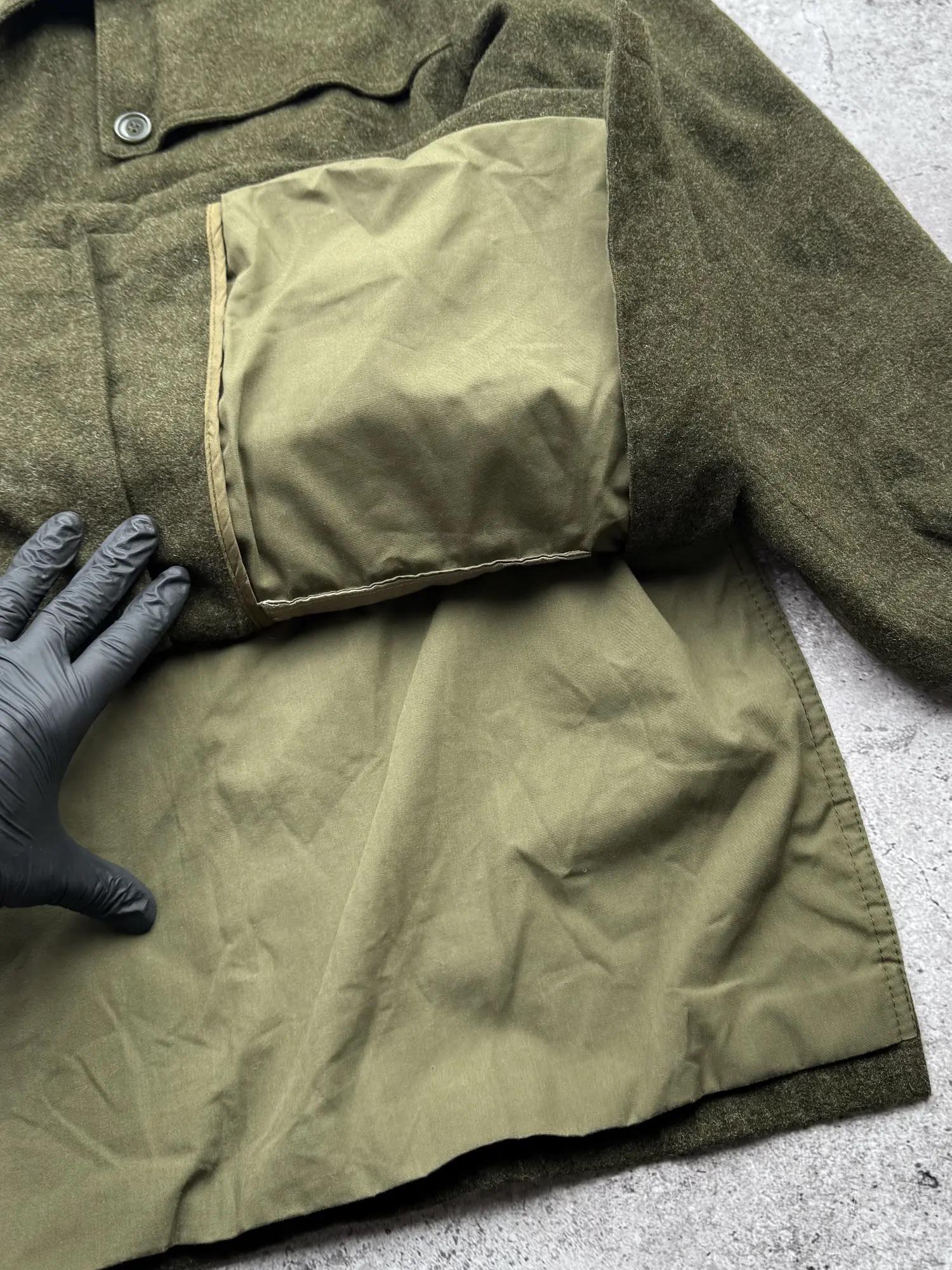 Vintage Military Type Wool Jacket - Etsy