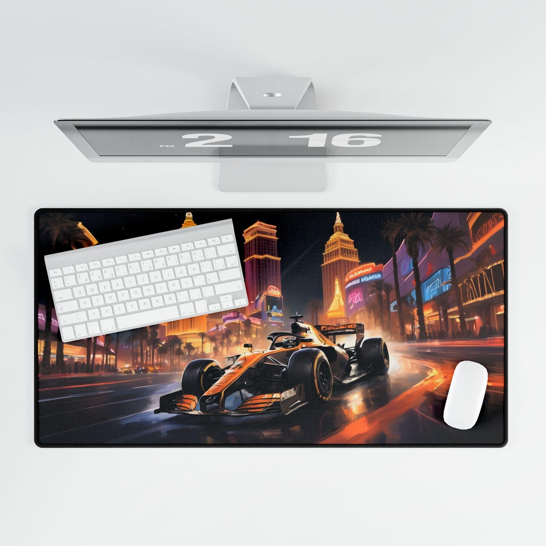 Mclaren Formula 1 Mousepad: Las Vegas Racing Desk Mat - Etsy