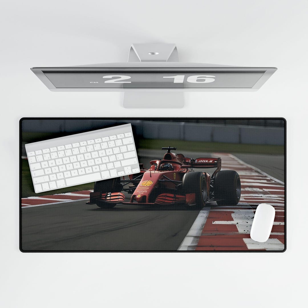Ferrari Formula 1 Racing Desk Mat – Large Gaming Mousepad - Etsy