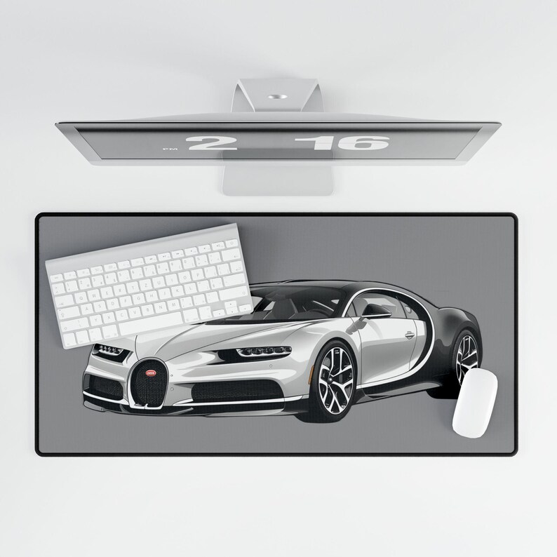 Bugatti Chiron Super Sport, Car Desk Mat, Gaming Mouse Pad, Large Desk ...