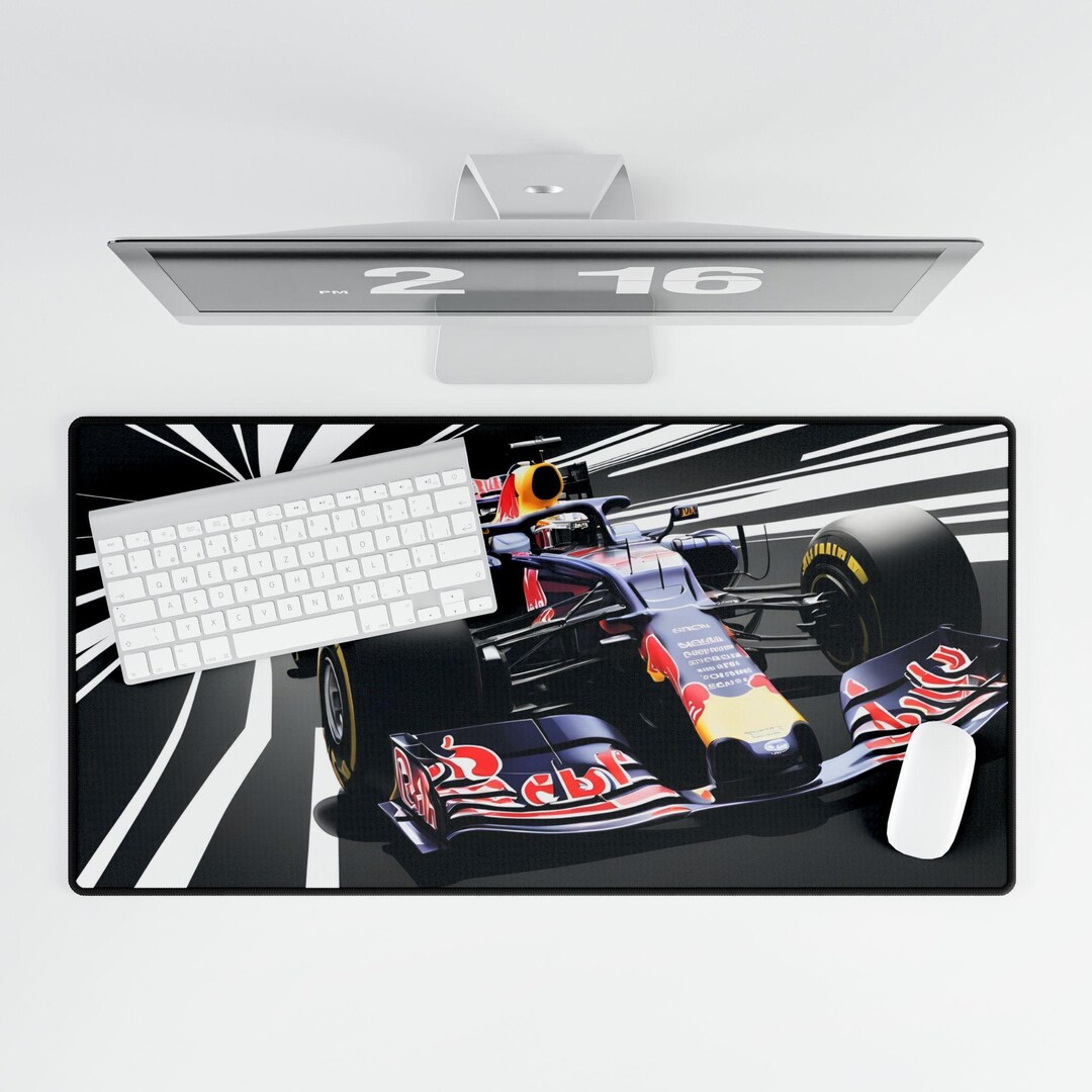 Formula 1 Desk Mats, Redbull Lightspeed Mousepad, Racing Fan Desk Decor ...