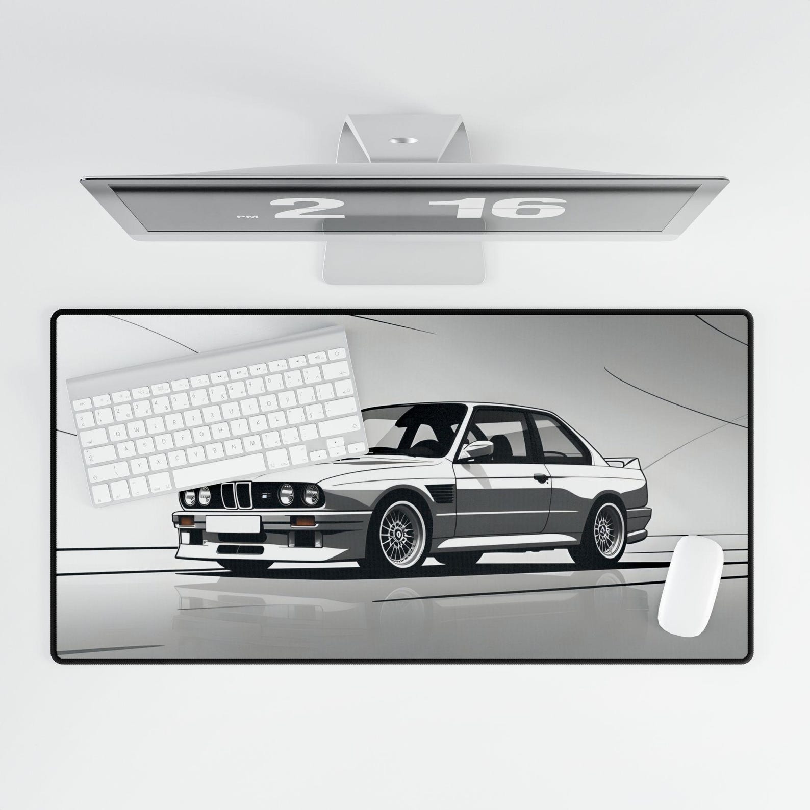 BMW E30 Desk Mat: Vintage Car Mouse Pad for Racing Fans - Etsy