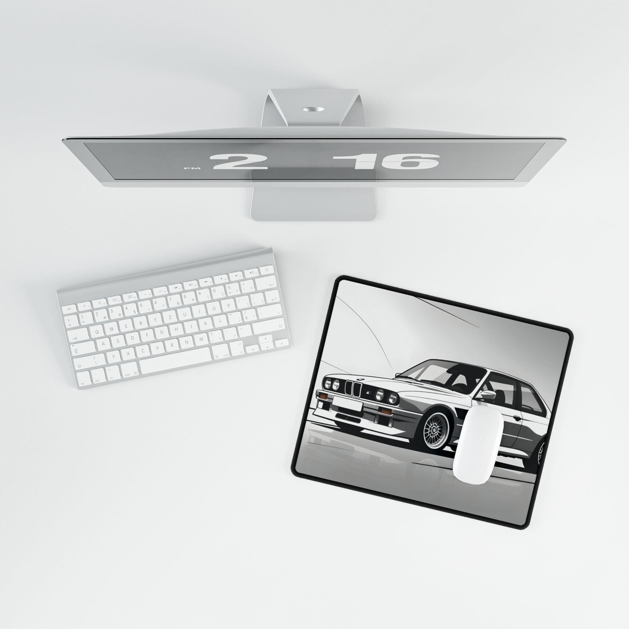 BMW E30 Desk Mat: Vintage Car Mouse Pad for Racing Fans - Etsy