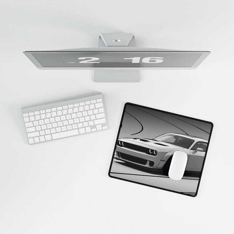 Dodge Challenger SRT Hellcat Mousepad: American Muscle Car Desk Mat - Etsy