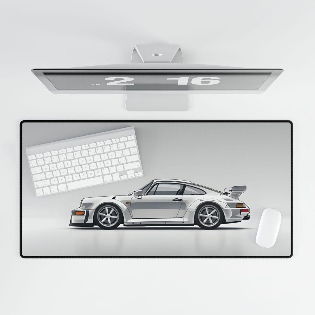 Vintage Porsche 911 Mouse Pad, Racing Desk Mat - Etsy