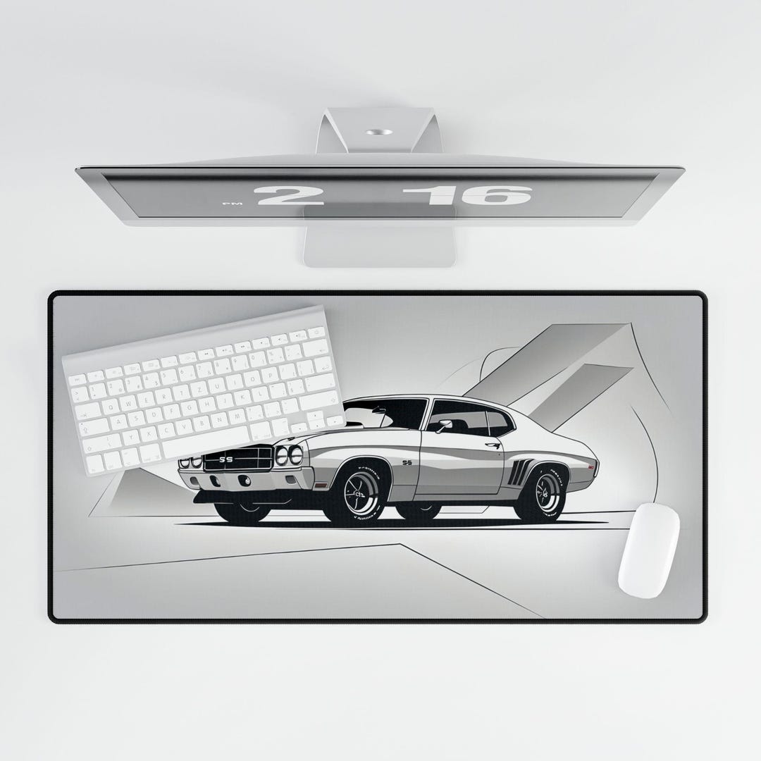 Chevrolet SS Vintage Muscle Car Desk Mat: Classic Car Lover Gift - Etsy