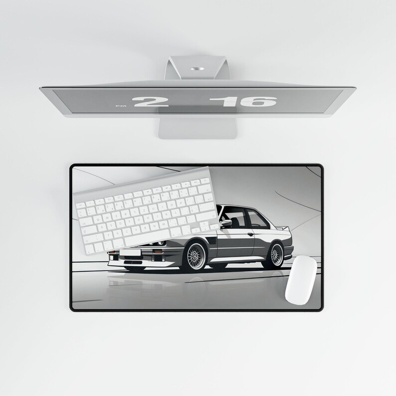 BMW E30 Desk Mat: Vintage Car Mouse Pad for Racing Fans - Etsy