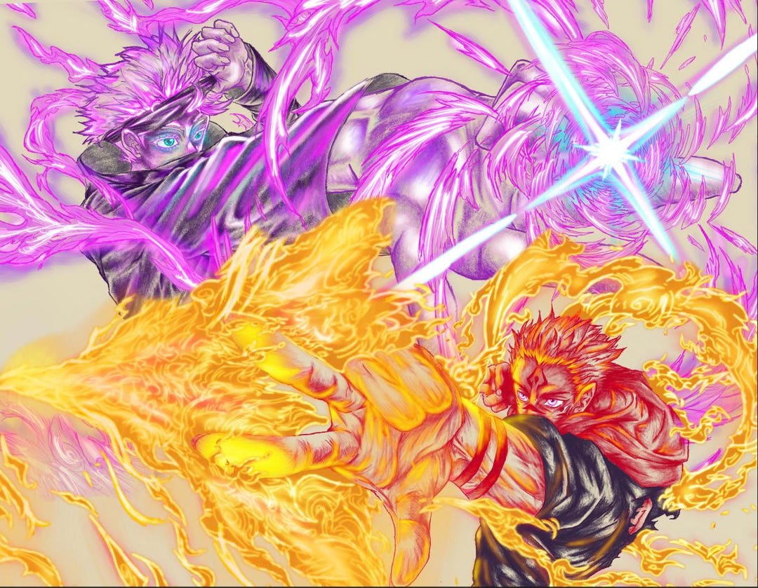 Series 1 Limited Original A3 Jjk Digital Art Print - Etsy UK