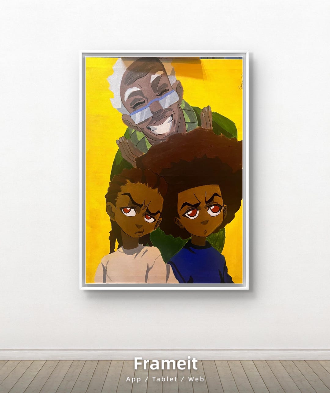 Family First, Boondocks Original Painting - Etsy