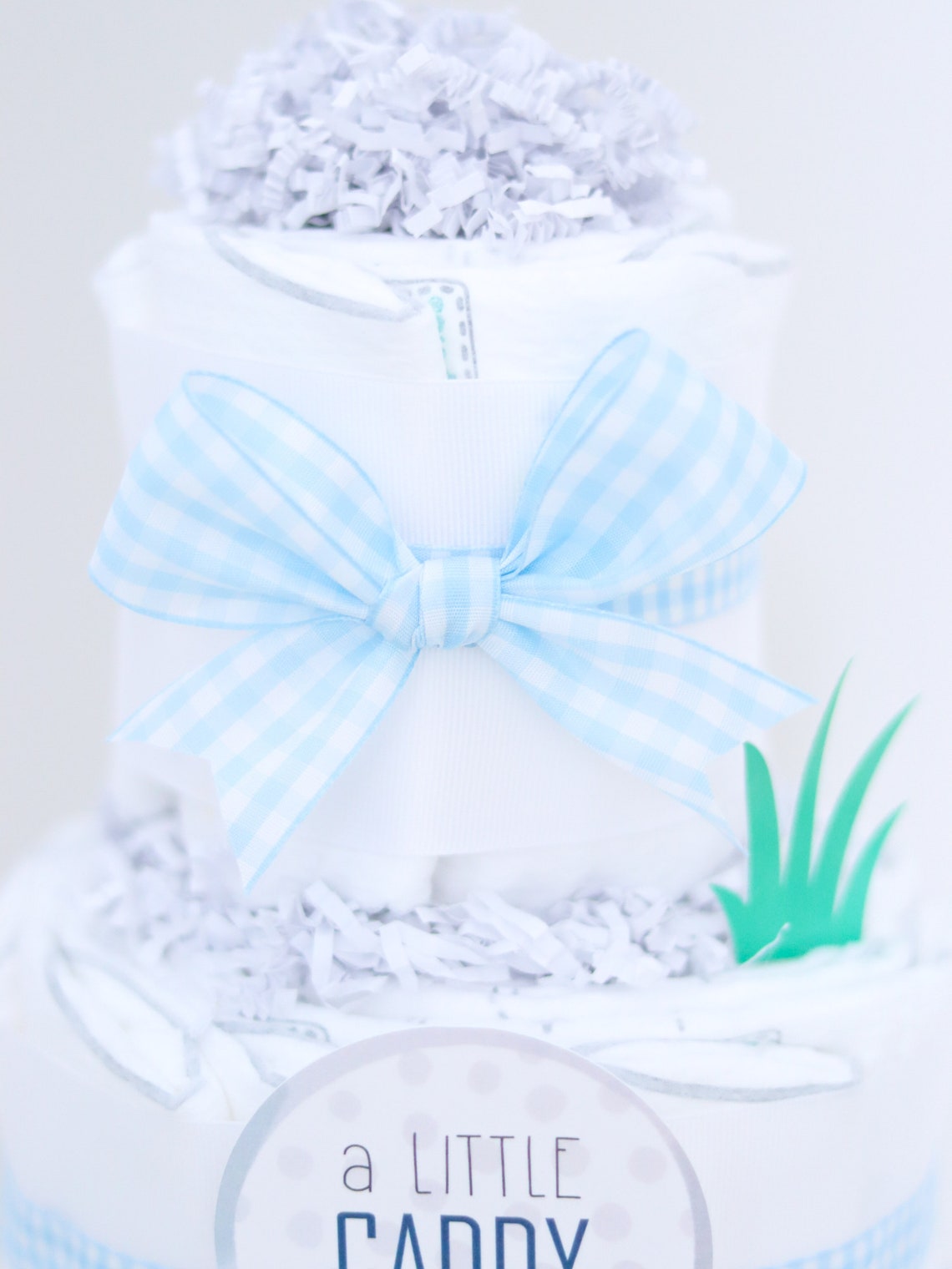 Golf Baby Shower Diaper Cake, Baby Boy Gift, Daddy's Little Caddy ...