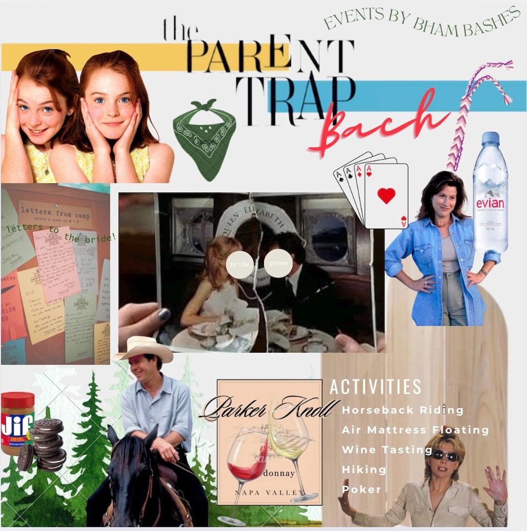 Editable Parent Trap Bachelorette Party Itinerary, Decor, & Cocktail ...