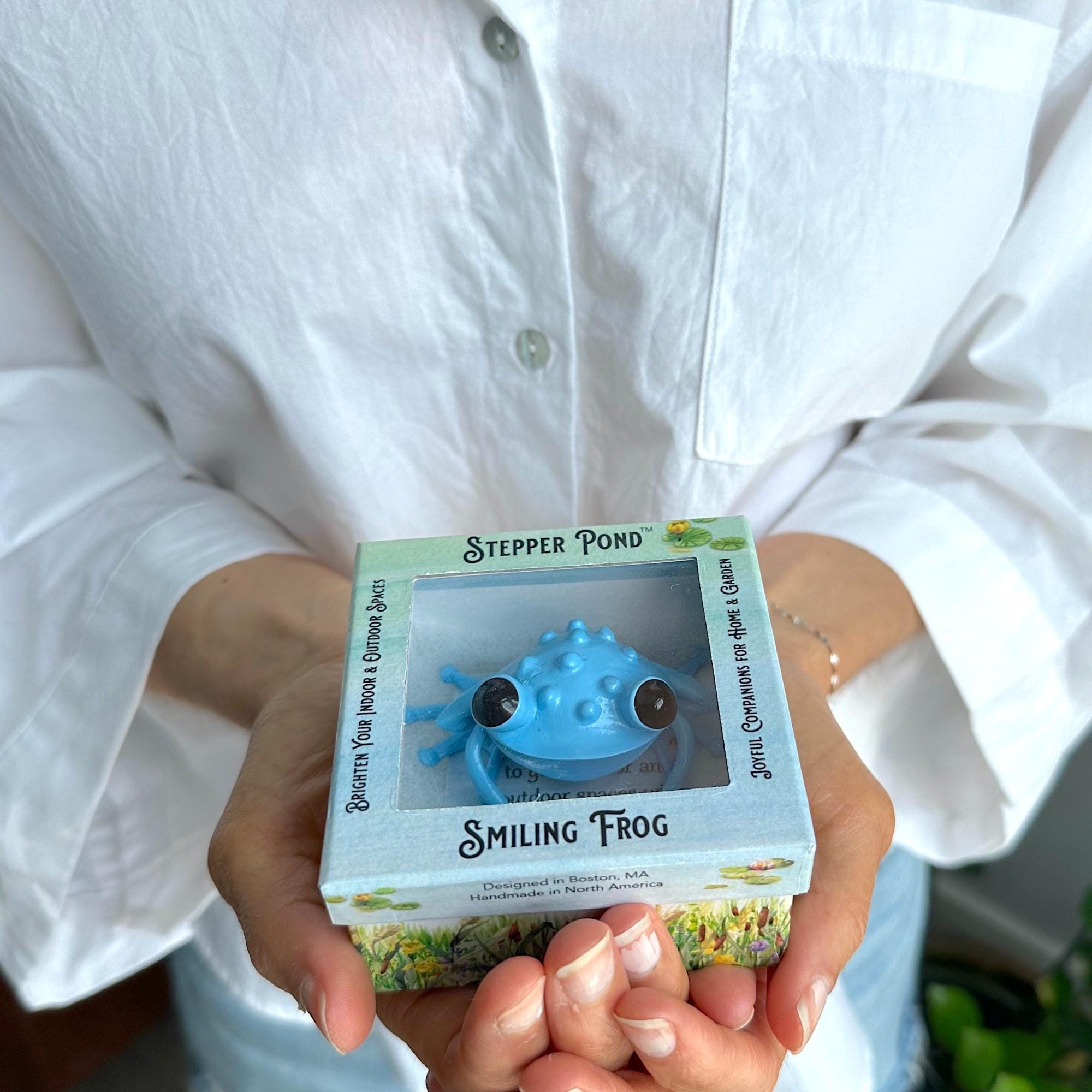 Colorful Metal Frog Figurine, Metal Sculpture Art Potted Plant ...