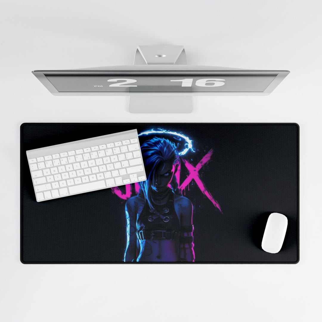 Jinx Game Mat Cosmic Gaming Desk Pad, Computer Accessories, - Etsy