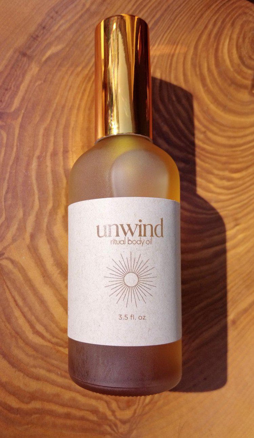 Unwind Ritual Body Oil - Kava, Ginger, Vanilla Bean Herbal Relaxing ...