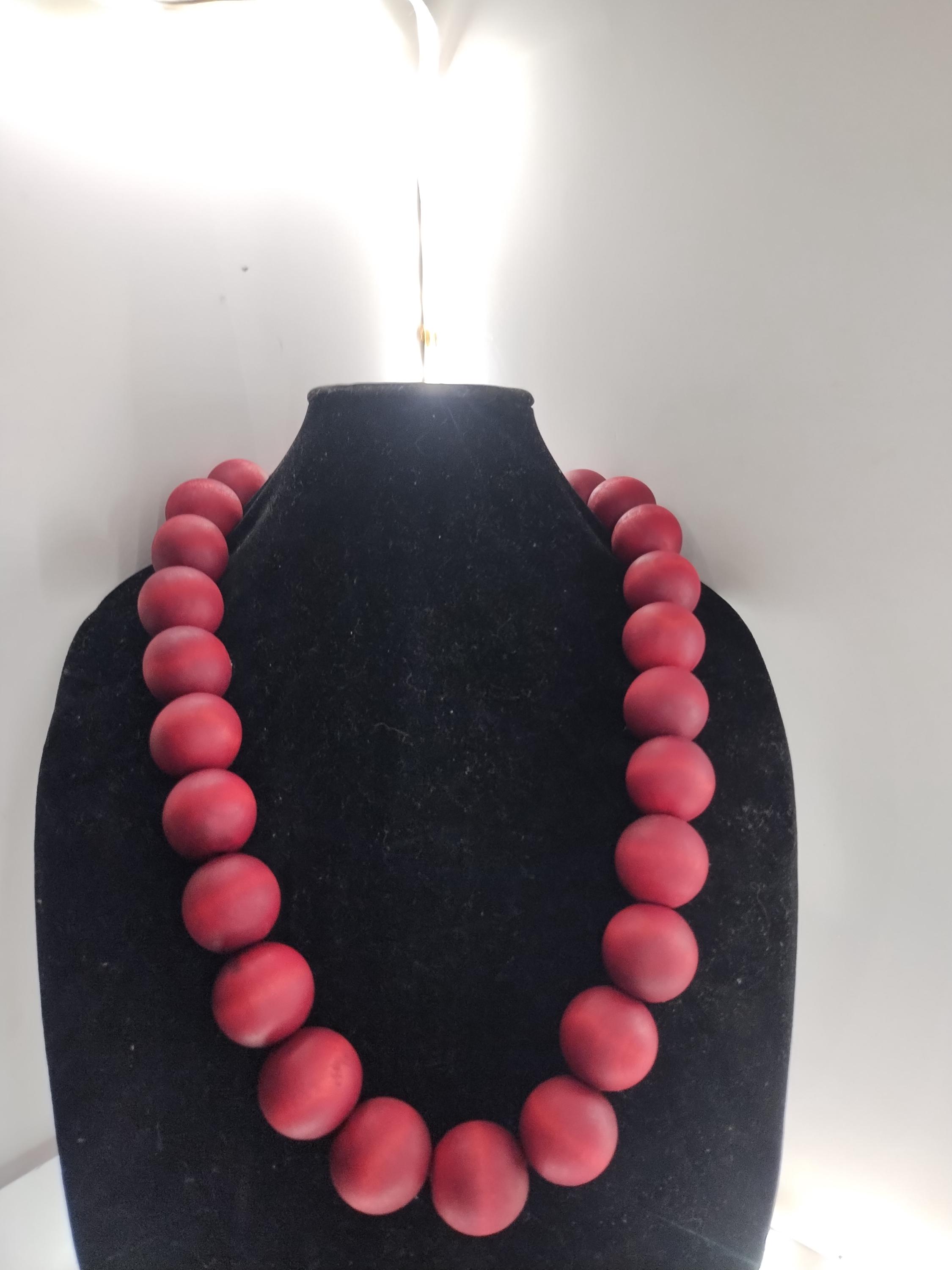 Red AKUMA Style Monk Beads, 30mm, 40mm. Short and Long Sizes Available ...