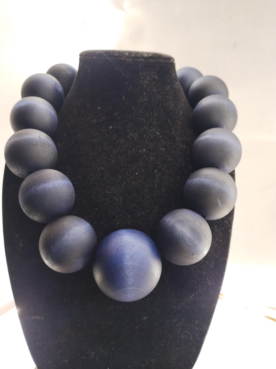 Blue AKUMA Style Monk Beads, 30mm, 40mm. Short and Long Sizes Available ...